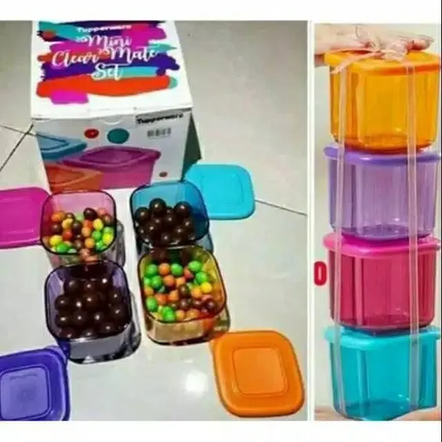 Mini clear mate set tupperware | Lazada Indonesia
