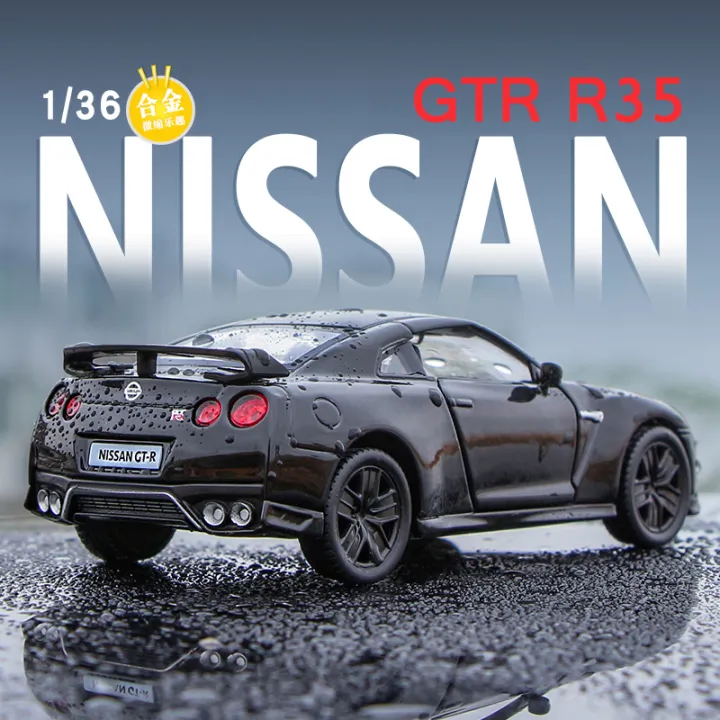 Little Prince Toy Store RMZ CITY 1:36 Nissan GTR R35 Simulation Car ...