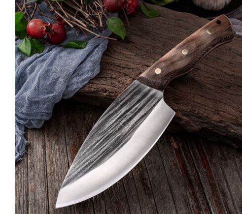 Hand-forged slaughtering knife butcher knife special dicing knife beef ...
