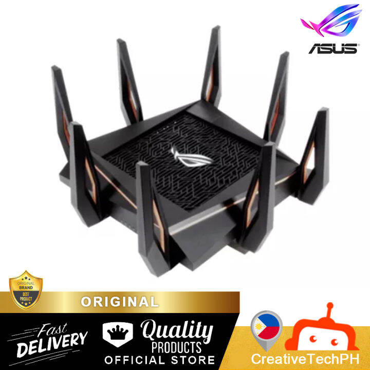 ASUS ROG Rapture GT-AX11000 Tri-band WiFi Gaming Router –World's first ...