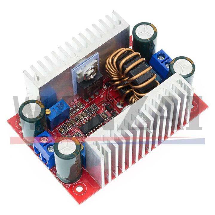 DC 400W 15A Step-up Boost Converter แหล่งจ่ายไฟคงที่ไดร์เวอร์ LED 8.5-50V ถึง 10-60V เครื่อง ...