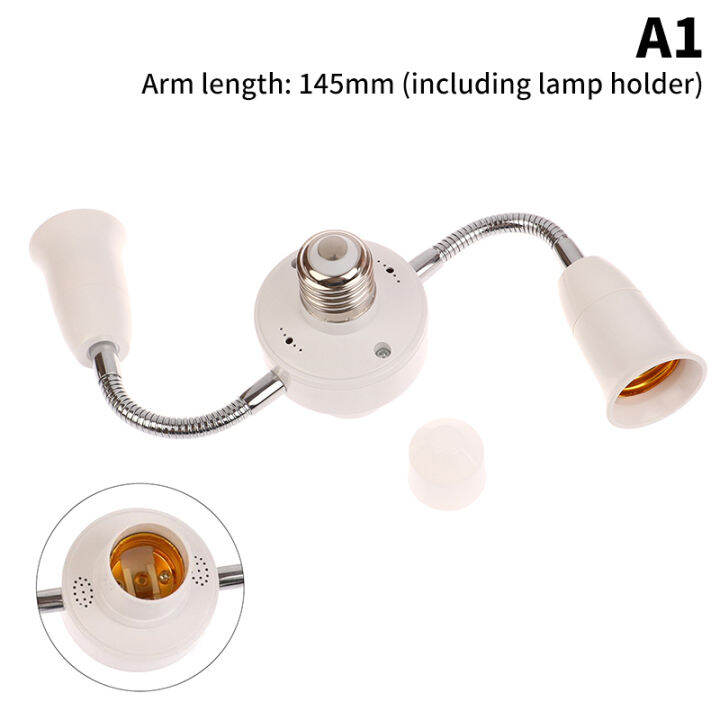 [Wisdom-offere] Gooseneck LED Bulbs Holder Converter Adjustable White ...