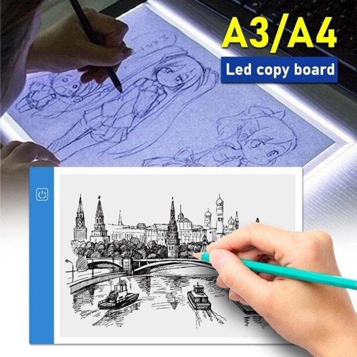 A3 mini LED light drawing board three-level dimming, eye protection ...