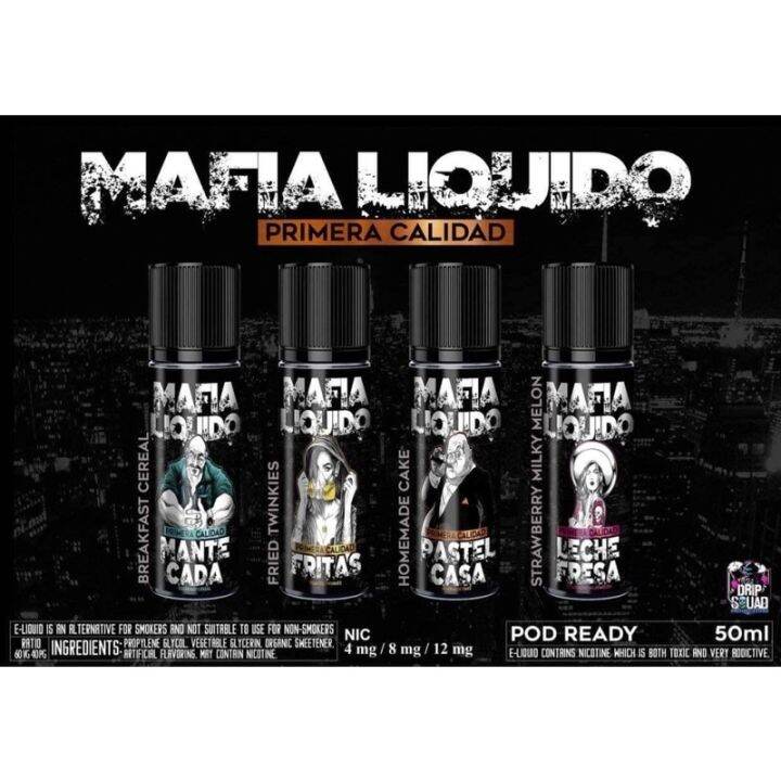 DRIP SQUAD PREMIUM EJUICE 8mg 12mg 50ml Vape juice pod juice | Lazada PH