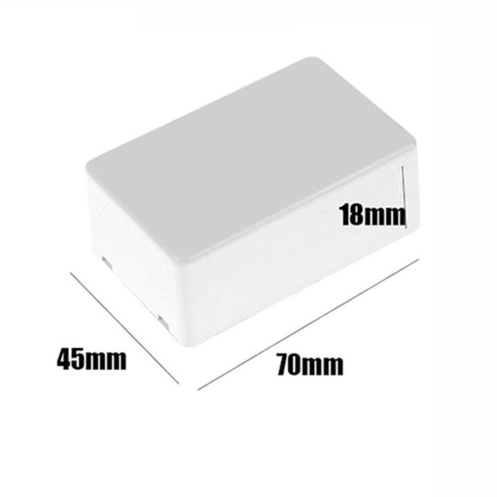 box putih 70x45x18mm kotak plastik plc elektronik enclosure universal ...