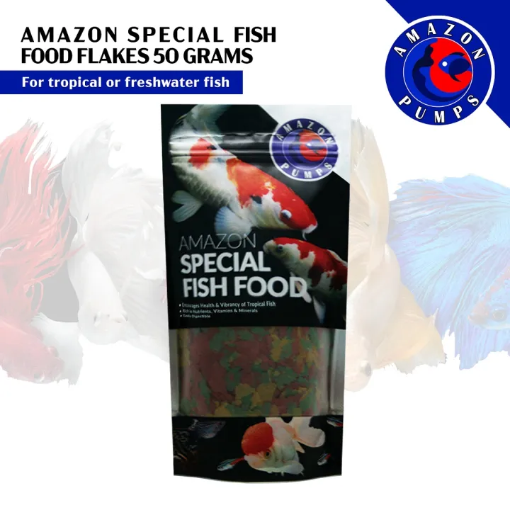 Amazon Special Fish Food Flakes 50 grams | Lazada PH