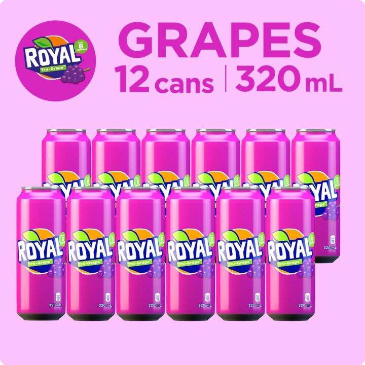 Royal Tru-Grape 320mL - Pack of 12 | Lazada PH