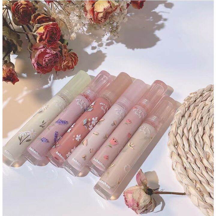 M172 Kakashow ลิปสติก ลิปกลอส เพิ่มความชุ่มชื้น สีนู้ด ติดทนนาน ...