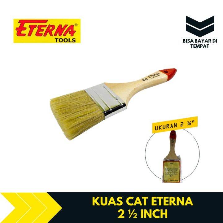 Kuas Koas Cat Alat Cat Tembok Dinding 2 1/2 Inch Eterna 633 TBMS166 ...