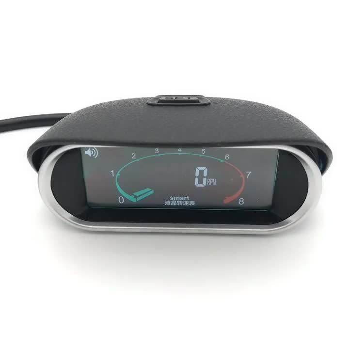 LCD Digital Tacho Gauge for Car Truck Tachometer Boat Motor RPM Meter ...