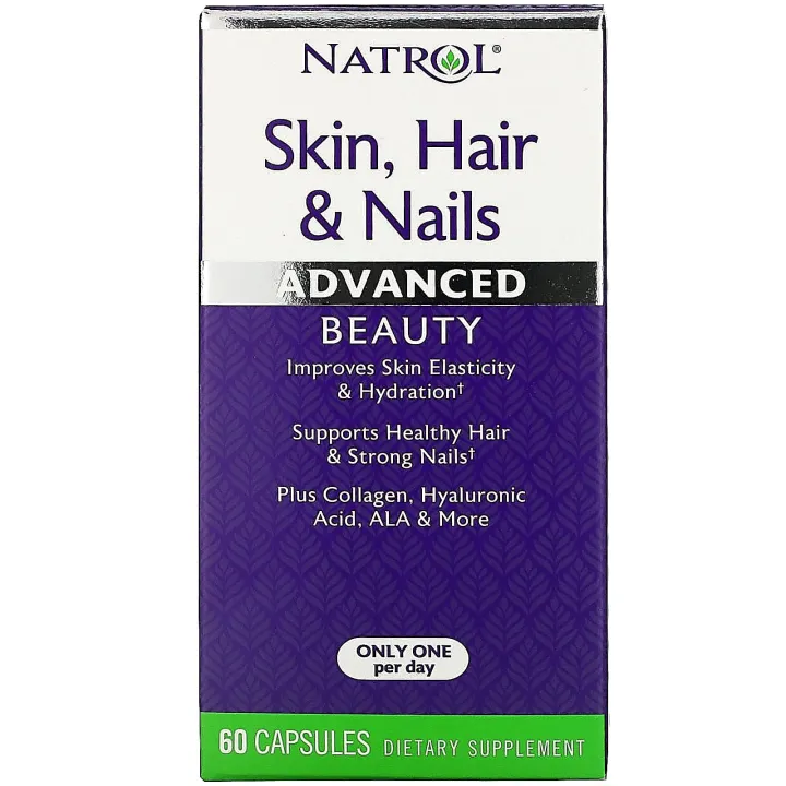 Natrol, Skin, Hair & Nails, Advanced Beauty, 60 Capsules | Lazada PH
