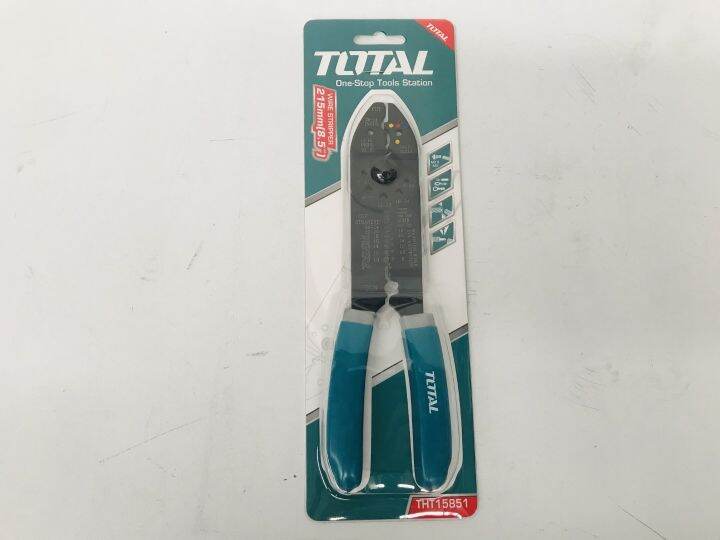 Total 🇹🇭 คีมปลอกสายไฟ อัตโนมัติ รุ่น THT15851 ขนาด 8.5 นิ้ว คีมตัด ปอก ...