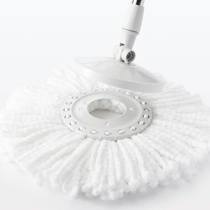 MUJI (มูจิ) หัวผ้าม็อบเส้นไมโครไฟเบอร์ รีฟิล mop head replacement ...