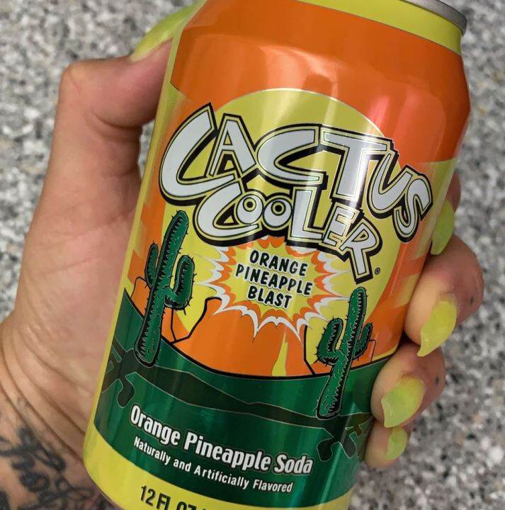 🇺🇸* Cactus Cooler, Orange Pineapple Soda 12 fl oz. (355ml ...
