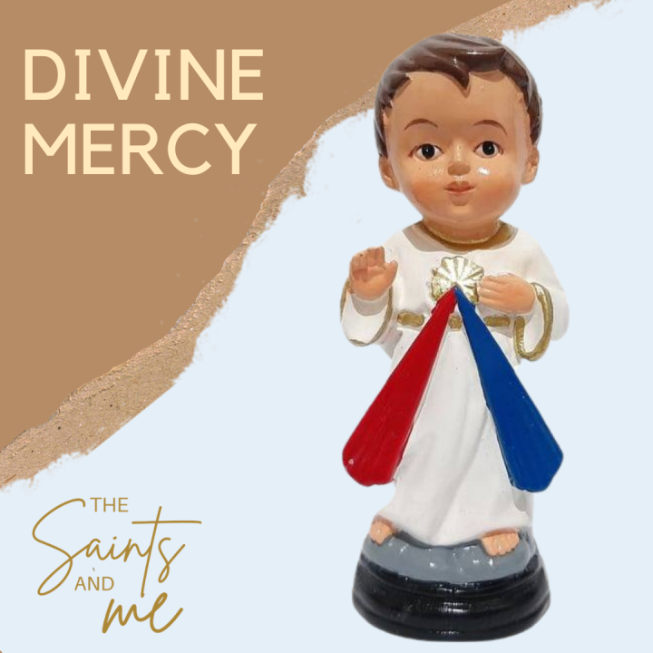 Divine Mercy Chibi Mini Statue Figurine Catholic Christian Image | The ...