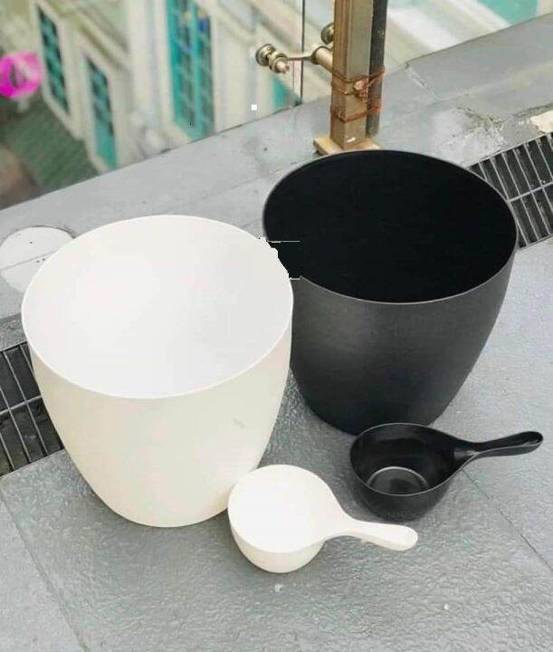 (XXL) Classy Timba & Tabo | White Pail Water Storage Bucket | Water ...