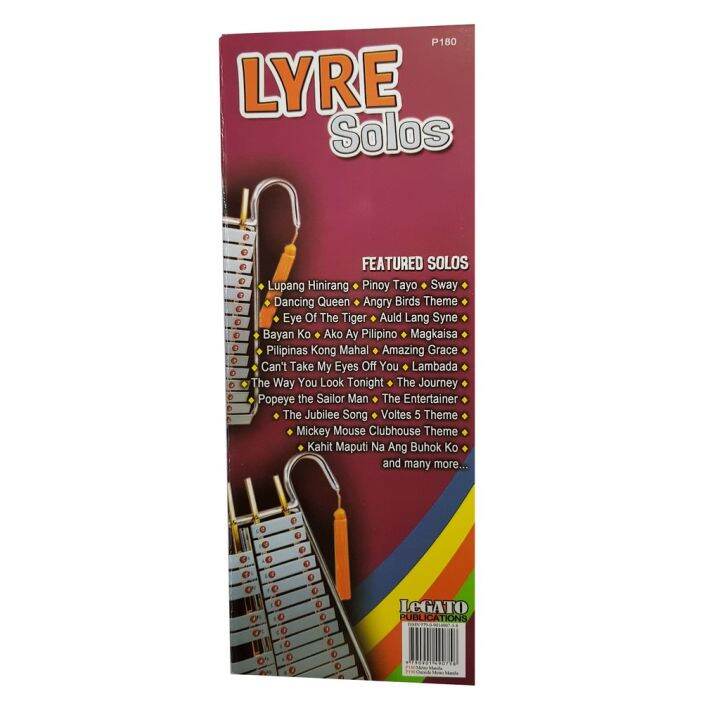 Mainit na benta Lyre Solos Instructional Book, Lyre Book Guide | Lazada PH