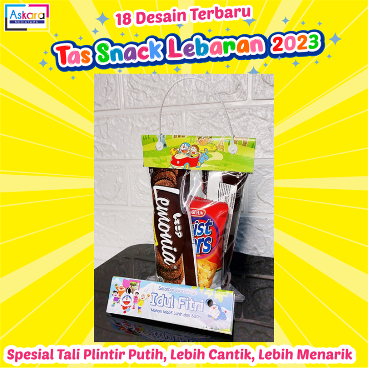 [Doraemon isi 10] Tas Snack Angpao Lebaran Terbaru 2023, Plastik ...