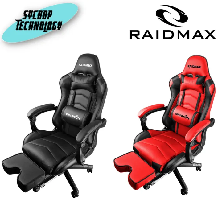 เก้าอี้เกมมิ่ง RAIDMAX GAMING CHAIR DRAKON DK709 สี ดำ/แดง | Lazada.co.th