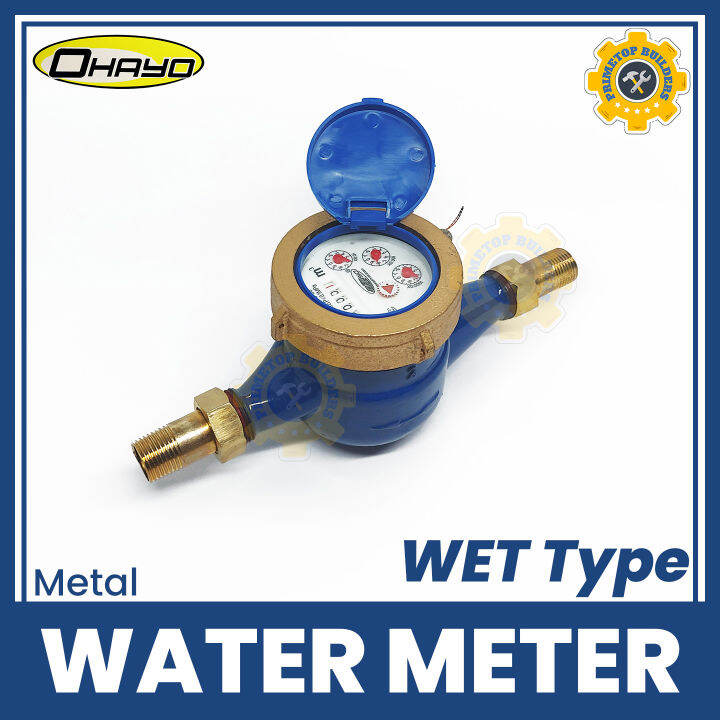 OHAYO Water Meter Metal (Wet Type) Heavy Duty PRIMETOP BUILDERS | Lazada PH