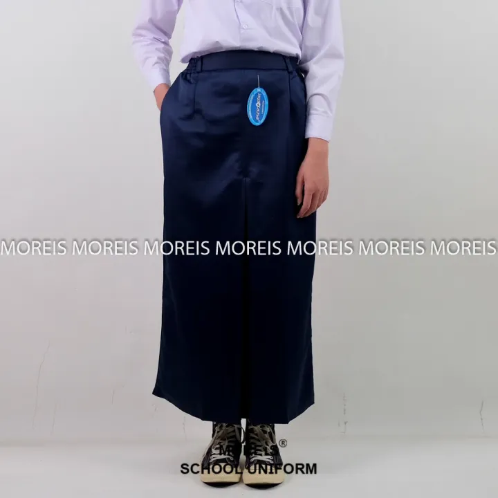 Rok Span1 Panjang Biru SMP Elemen | Lazada Indonesia