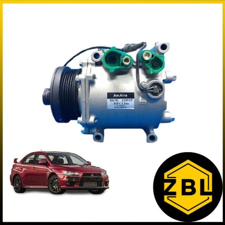 MITSUBISHI EVOLUTION MSC90C 6PK 1 SWITCH COMPRESSOR ME-8020 A/C AC ...