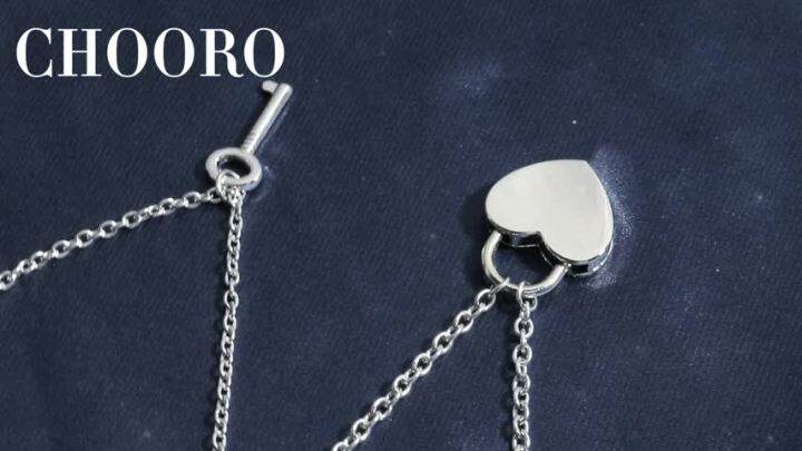 LZD CHOORO คู่รักรูปร่างล็อคสร้อยคอจี้กุญแจคุณเป็นคู่ที่ดีที่สุดในการ ...
