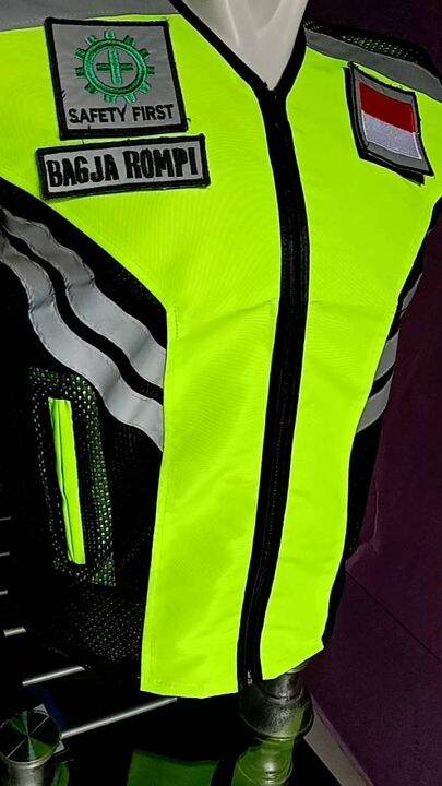 Rompi SAFETY FIRST,rompi proyek, rompi kerja ,rompi lapangan, rompi ...