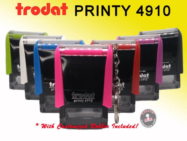 Trodat Printer 4910 Self Inking Stamp with Customized Rubber | Lazada PH