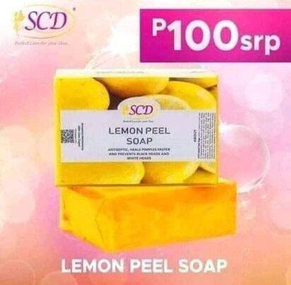 ORIGINAL SCD LEMON PEELING SOAP (Whitening,Antiseptic,Heals pimples ...