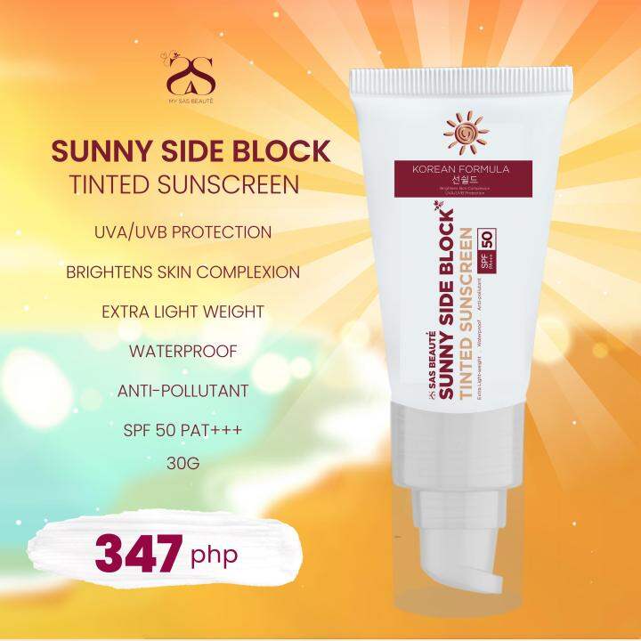 SUNNY SIDE BLOCK (TINTED SUNSCREEN) | Lazada PH