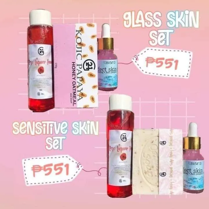 G21 GLASS SKIN & SENSITIVE SKIN SET | Lazada PH