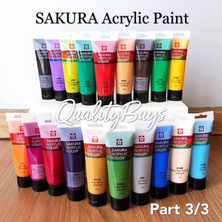 Sakura 75ml Acrylic Paint | Lazada PH