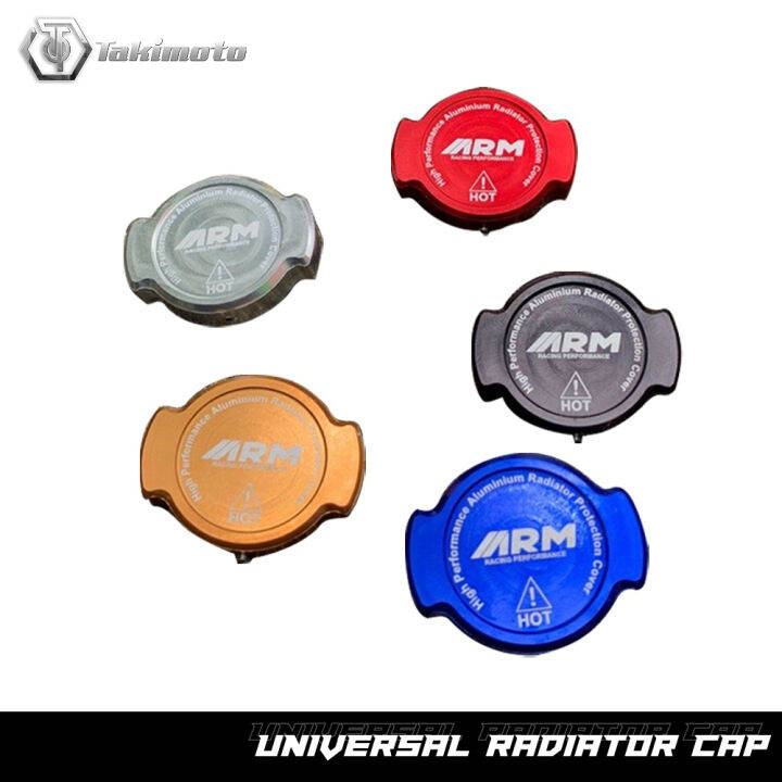 Takimoto Radiator CAP RADIATOR ARM CAP FULL CNC NMAX AEROX PCX VARIO ...