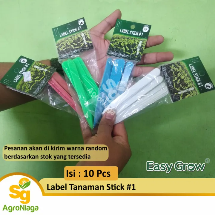 Label Tanaman Stick #1 Tag Tanaman Easy Grow Kemasan 10 pcs | Lazada ...