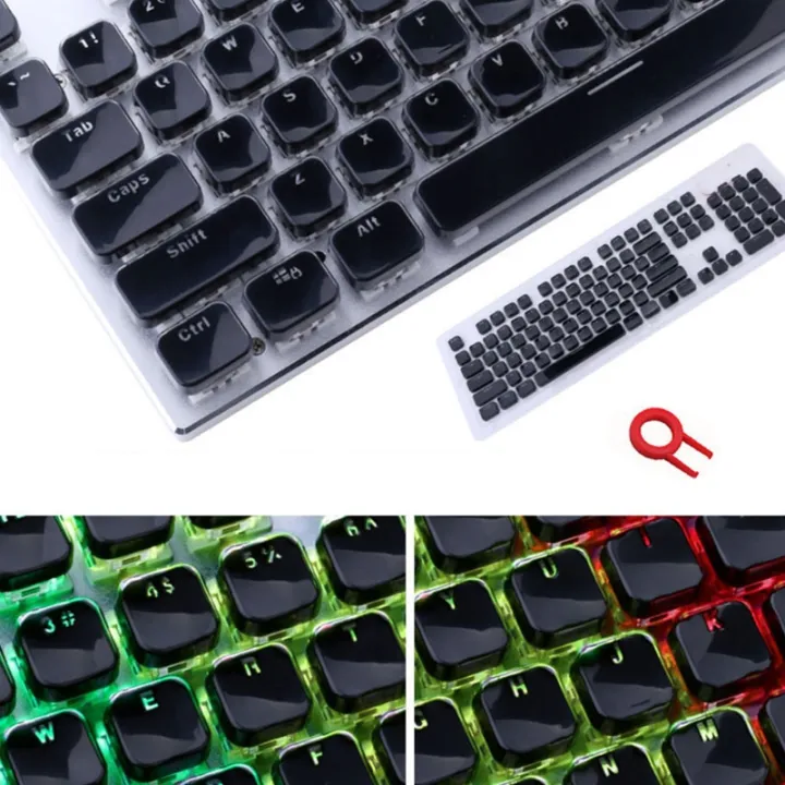 Low Profile Keycap Set for cherry MX Backlit Mechanical Keyboard ...