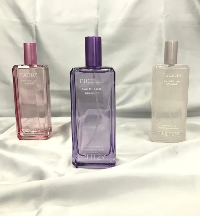 Pucelle Eau De Luxe Cologne 100 ml Parfum Wanita Lucent Dainty Glitzy Azure Victress Finesse ...