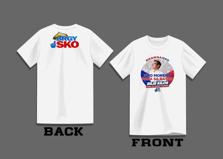 ISKO ALL ELECTION SHIRT 2022 / WHITE COTTON SPANDEX 180 GSM ...