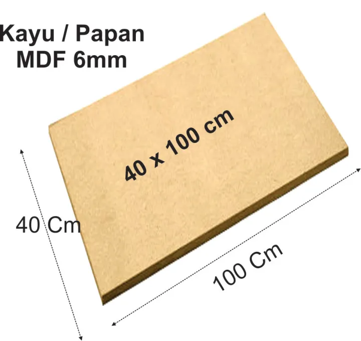 papan mdf 40 x 100 | Lazada Indonesia