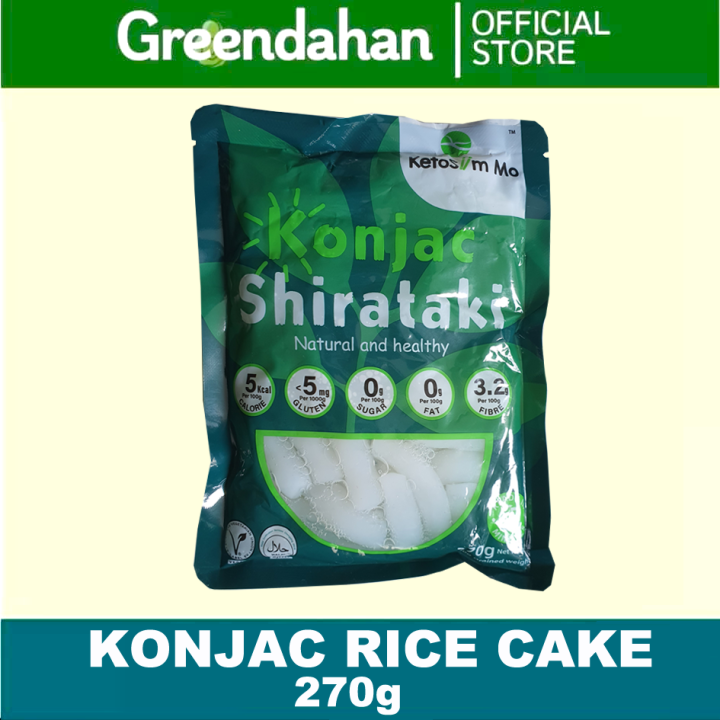 Greendahan Konjac / Shirataki Keto Rice Cake - KetoSlim Mo, No Odor ...