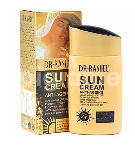 DR.Rashel Gold Anti ageing sunscreen whitening UV Radiation sun protection face body cream ...
