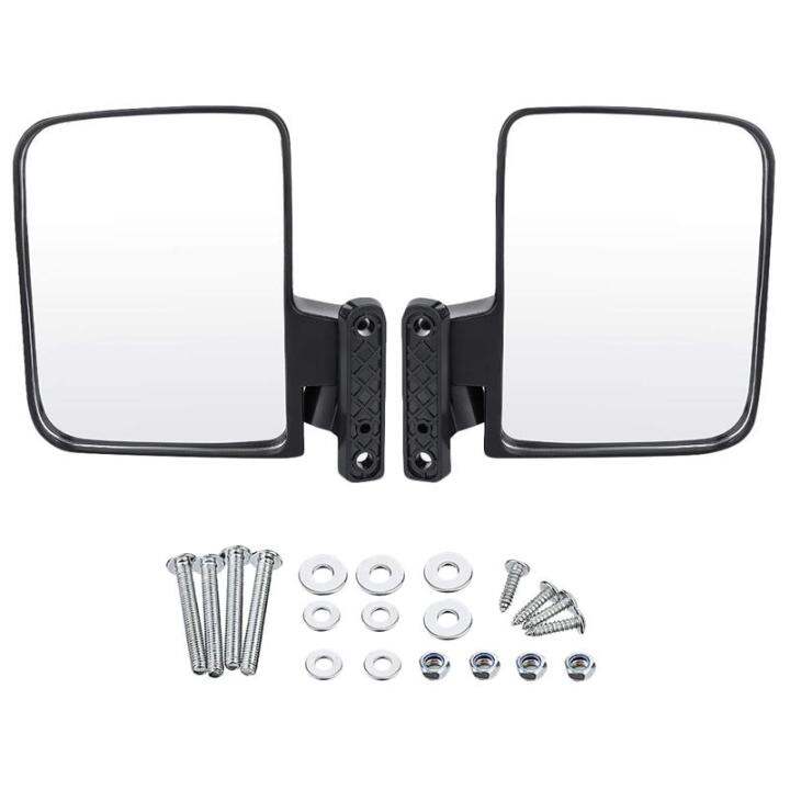 Golf Cart Mirrors - Universal Folding Side View Mirror For Golf Carts ...