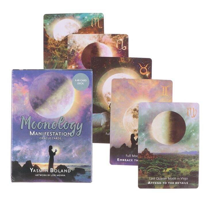 New Moonology Oracle Cards Fate Divination Party Game Supplies Board