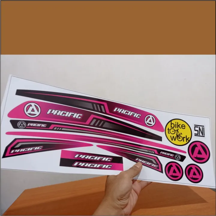 Sticker Sepeda Decal Pasific Printing | Lazada Indonesia