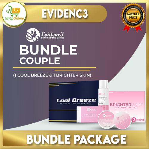 BUNDLE COUPLE (EVDENCE COOL BREEZE REJUVENATING SET FOR MEN & BRIGHTER ...