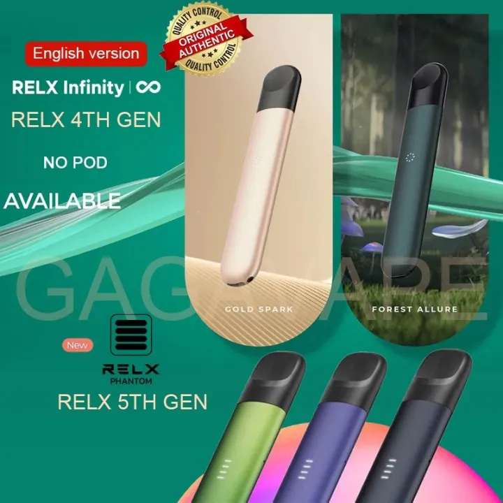 Legit RELX Infinity Device Relx Phantom(5TH GEN)Vape Kit Multicolor ...