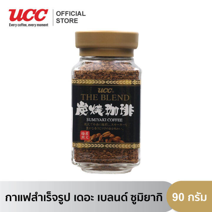 UCC The Blend Sumiyaki 90g. (Instant Coffee-Freeze Dry) ยูซีซี กาแฟสำเร็จรูป ซูมิยากิ ขนาด 90 ...