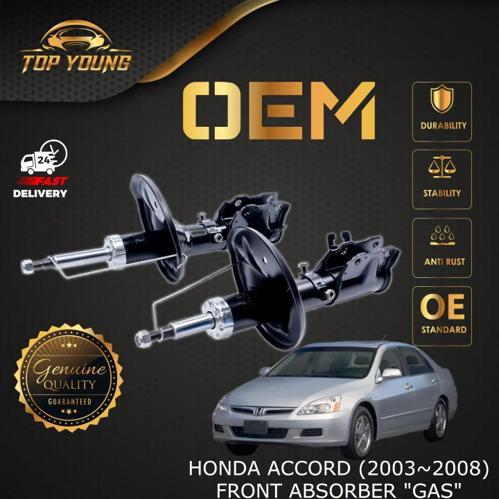 ABSORBER HONDA ACCORD SDA (2003~2008) FRONT ABSORBER OEM PRODUCT 2PCS ...