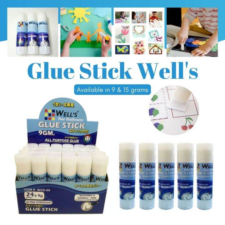 Glue Stick Well's I Art and Craft Materials I Ultra Strength I DIY Art ...