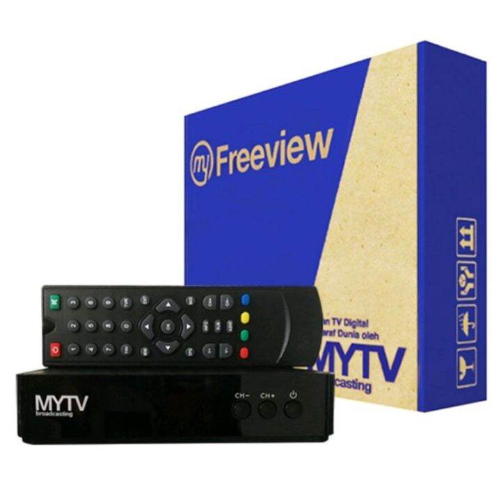 ORIGINAL MYTV DECODER MYFREEVIEW DVBT2 DIGITAL (READY STOCK) | Lazada